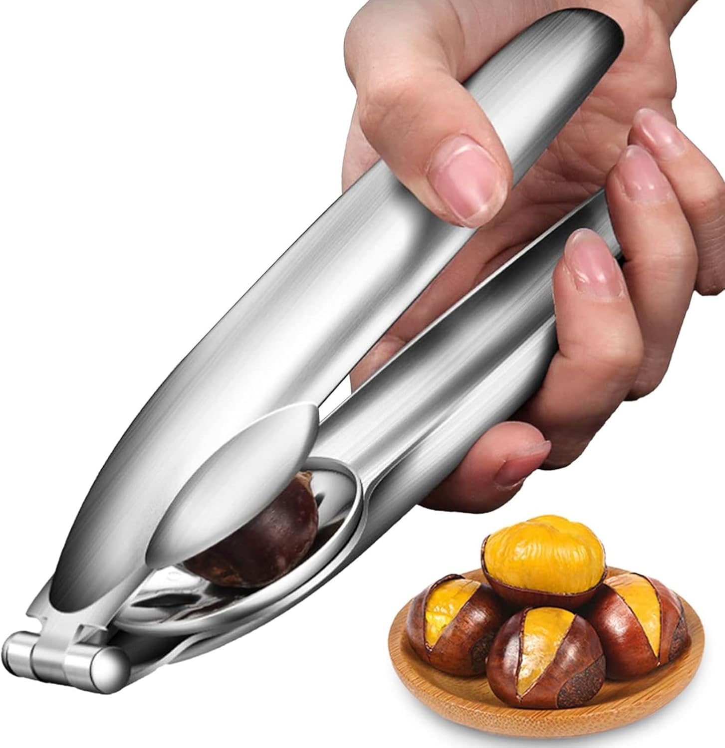 Amazon.com: CHAOMIC Chestnut Opener，Nutcracker Chestnut Clip 304 ...