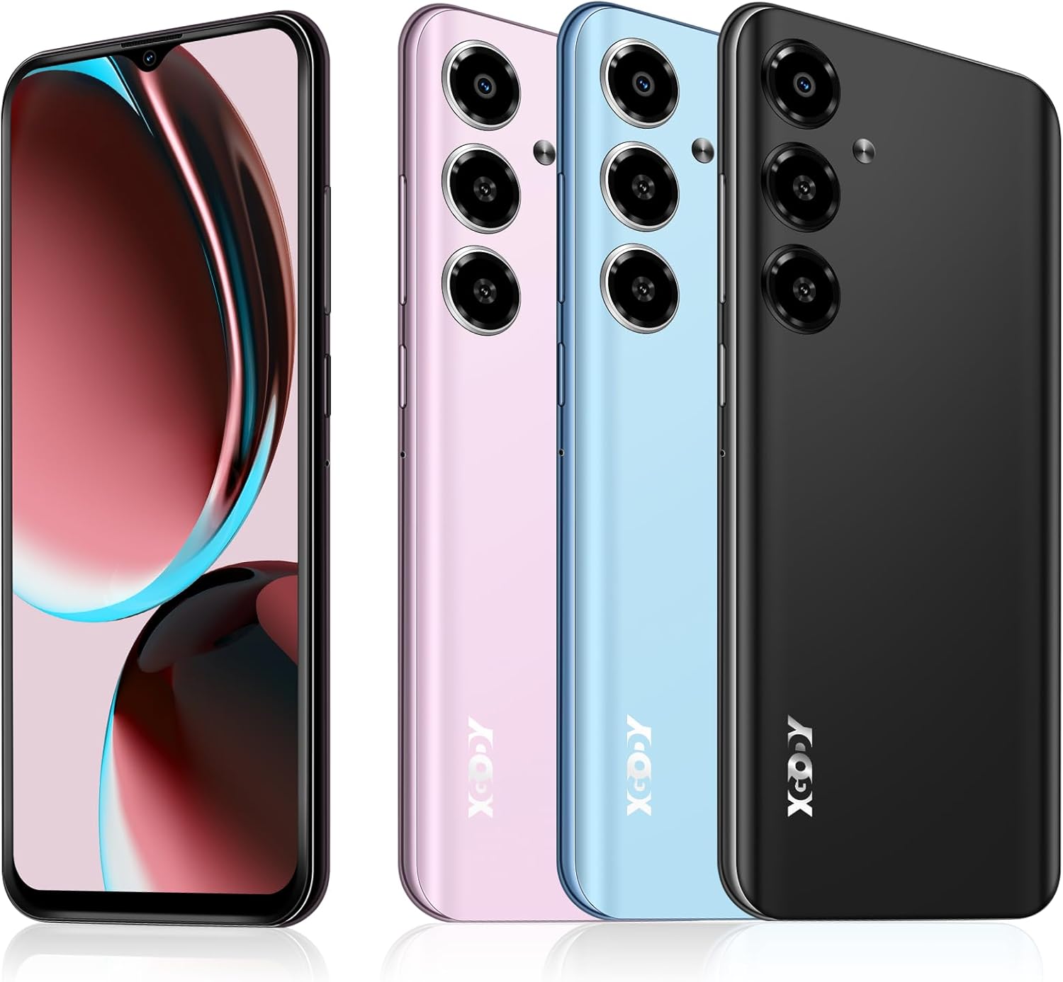 Amazon.com: Xgody Unlocked Cell Phones V50, 4GB+64GB ROM, 6.52'' HD ...