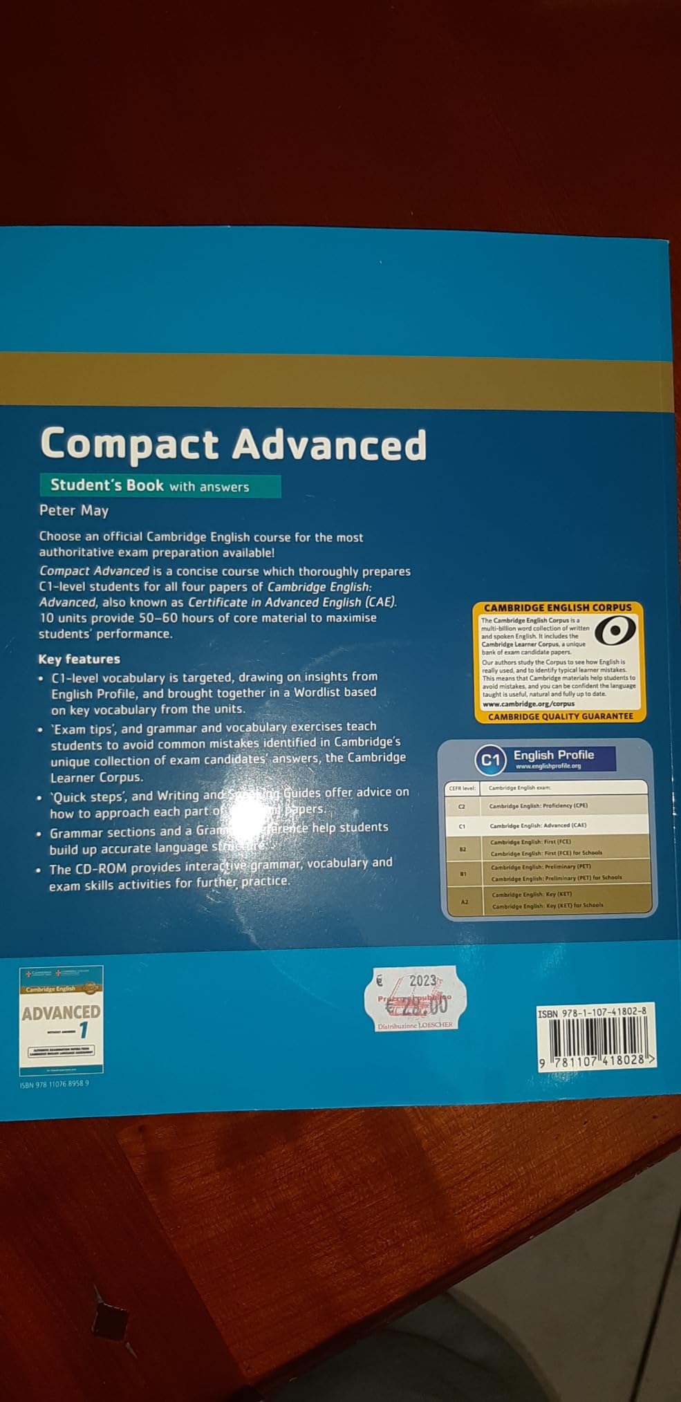 Compact Advanced Student's Book with answers + CD [Lingua inglese ...