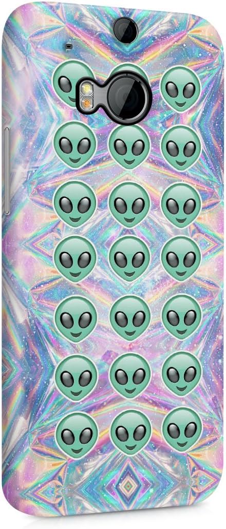 Amazon.com: Alien Head Pattern Holographic Iridescent Print Hard ...