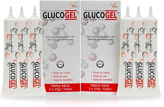 GlucoGel Fast Acting Glucose Energy Gel, Rapid Support for On-the-Go ...