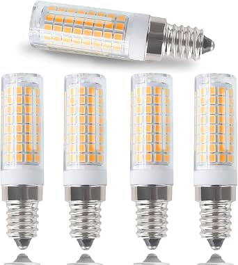 [Pack of 5] E14 LED Bulb dimmable 7W E14 European Base Bulb Equivalent ...