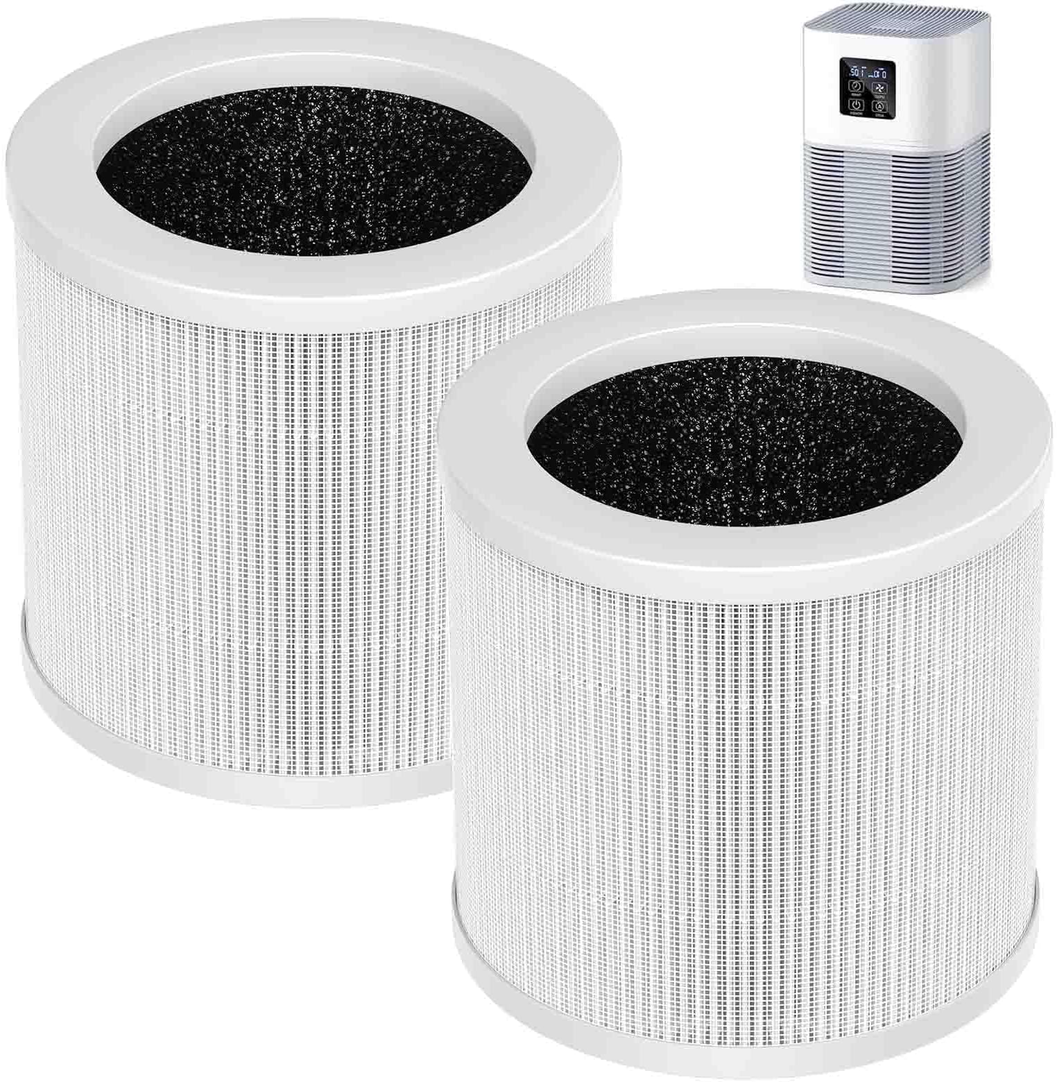 2 Pack A1 Replacement Filter Compatible with VEWIOR A1 Air Purifier ...