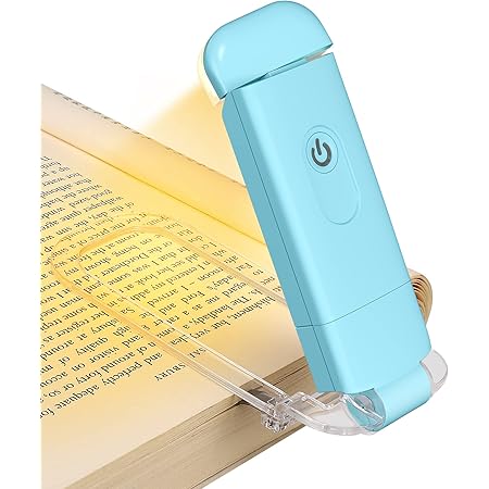 Amazon.com: BIGMONAT Book Reading Light USB Rechargeable Bookmark Light ...
