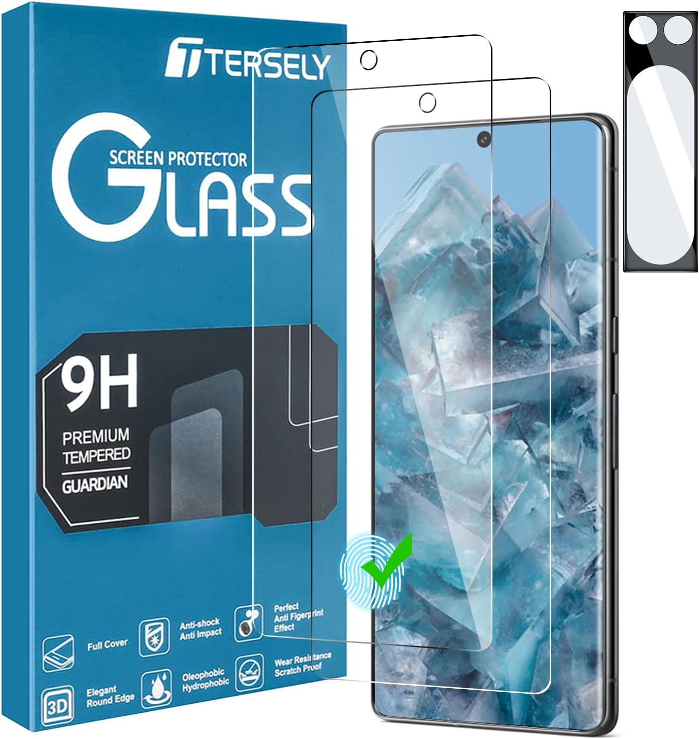 Amazon.com: T Tersely [2+1 Screen Protector for Google Pixel 8 Pro 2023 ...