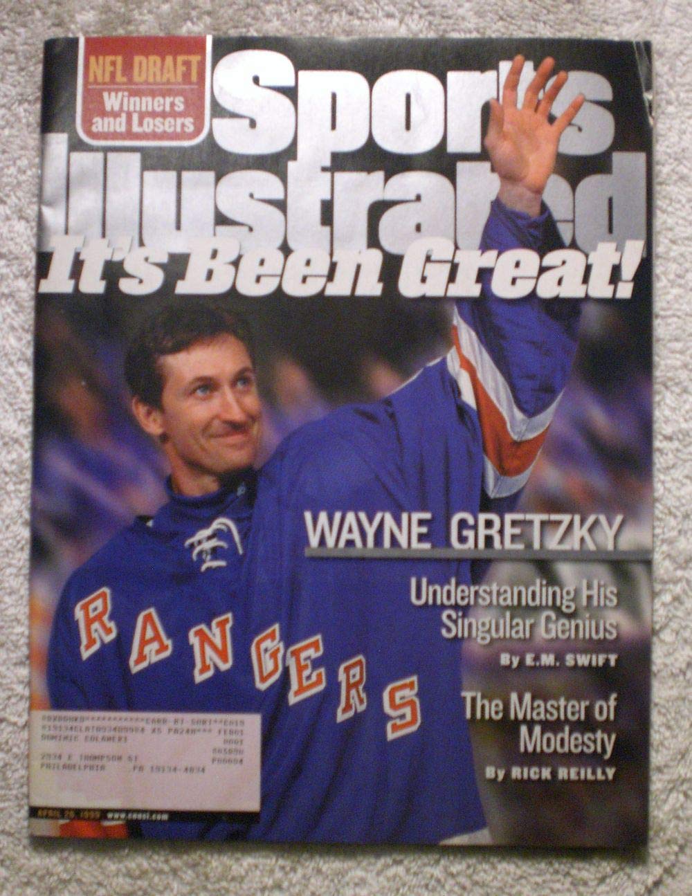 Wayne Gretzky Retires 1999
