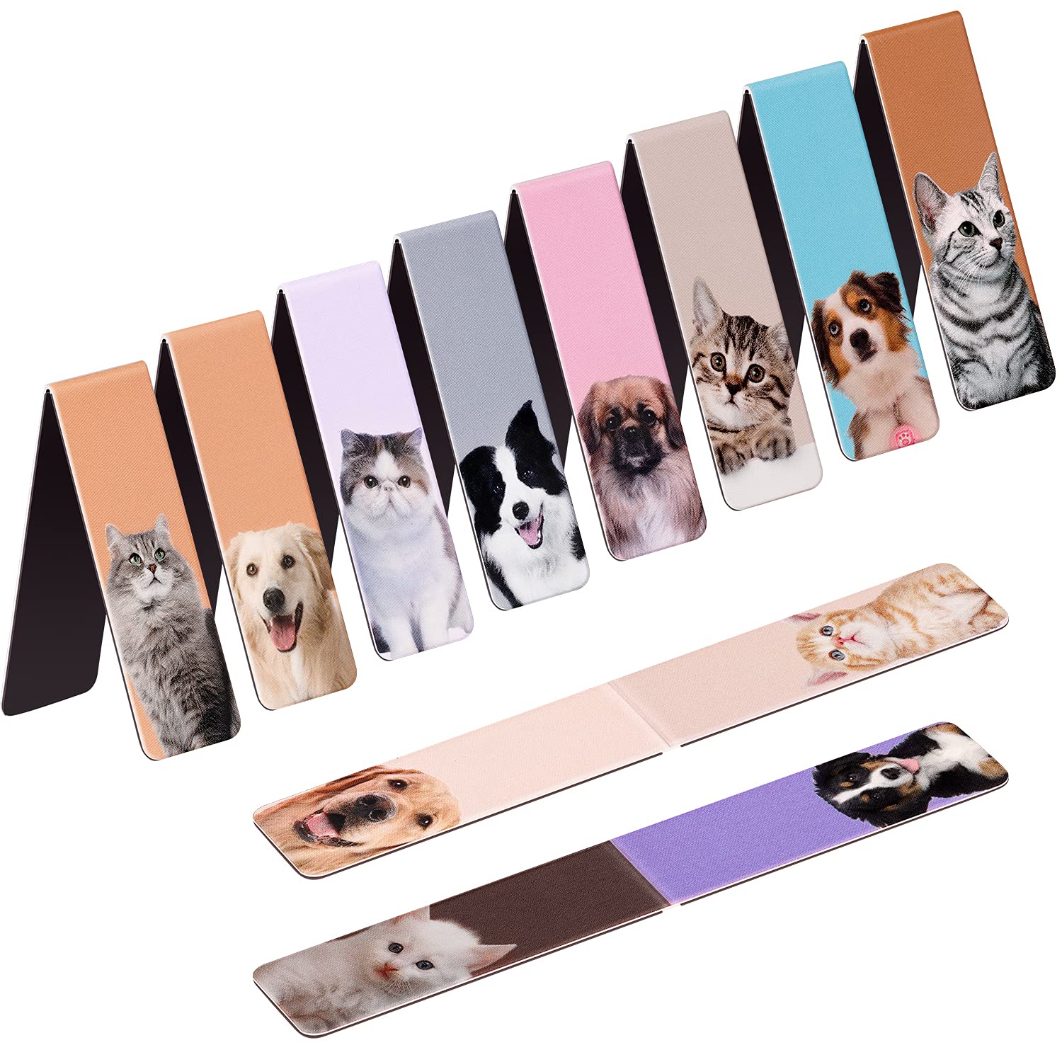 Snapklik.com : 12 Pack Magnetic Bookmark, Book Marker Clip For Teachers ...