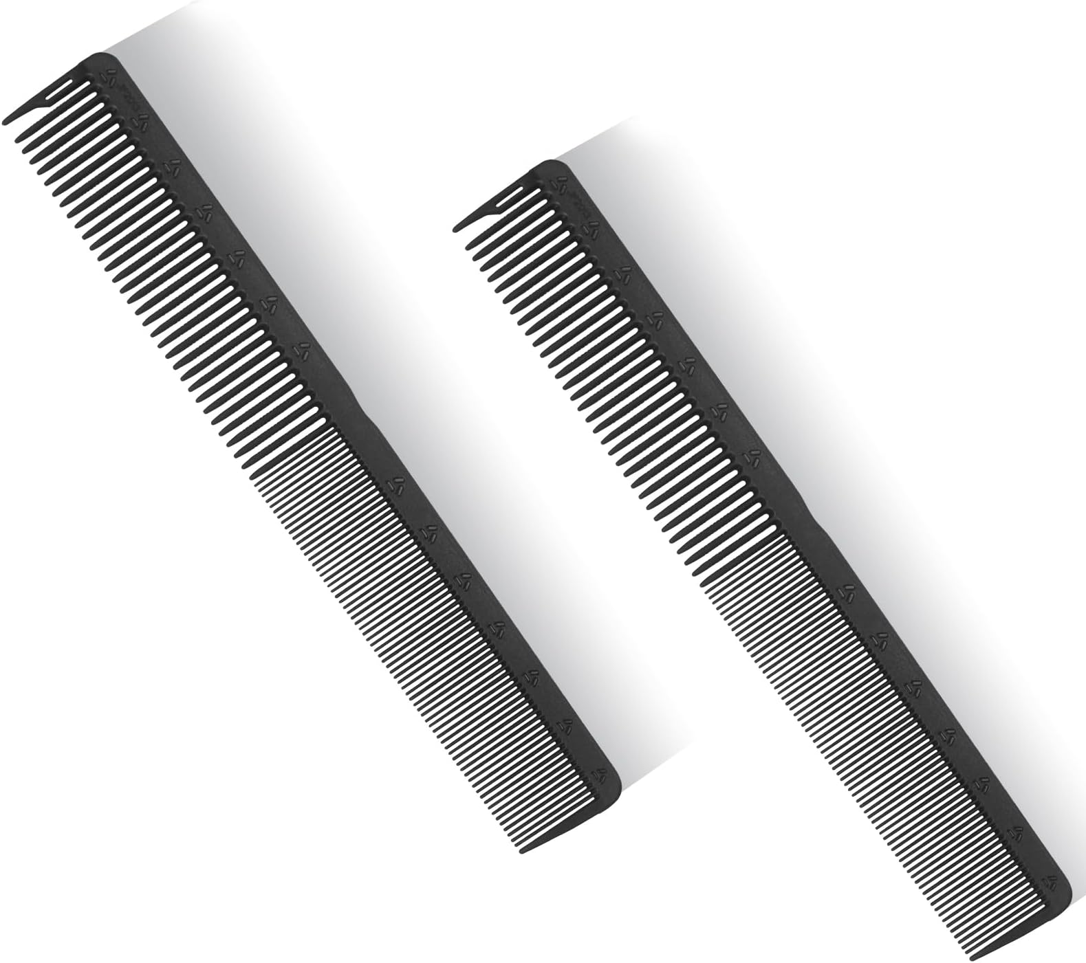 Amazon.com : Professional Teasing Comb, Fine and Wide Tooth Hair Barber ...