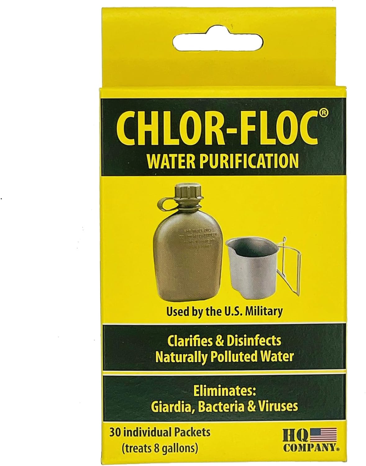 Chlor-Floc US Military Water Purification Powder Packets : Amazon.ca ...