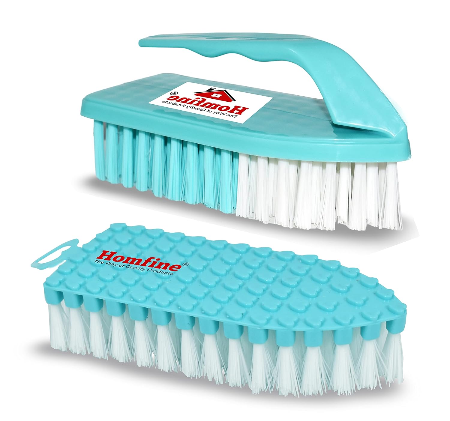 Homfine Combo Set of Flexible Cloth Brush with Regular Handle Cloth ...