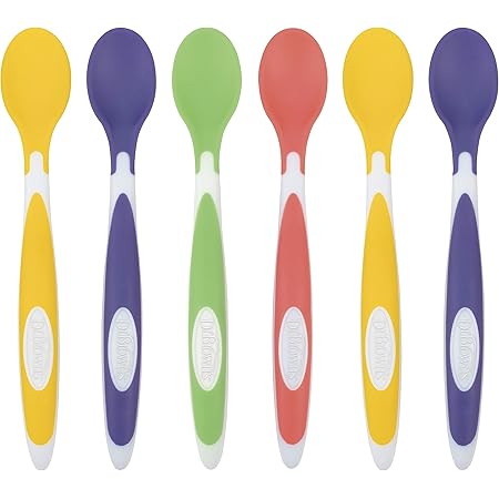 Amazon.com: First Essentials by NUK Rest Easy Spoons, Pack of 6 (Color ...