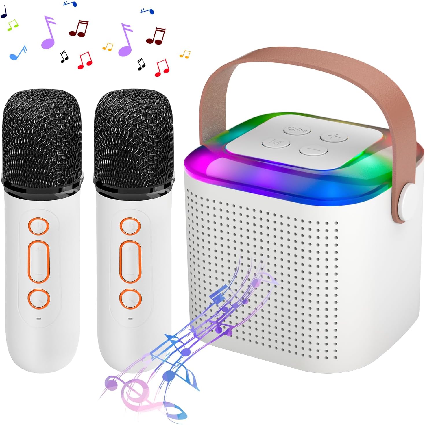 Amazon.com: Mini Karaoke Machine for Kids Girls - Portable Mini Karaoke ...