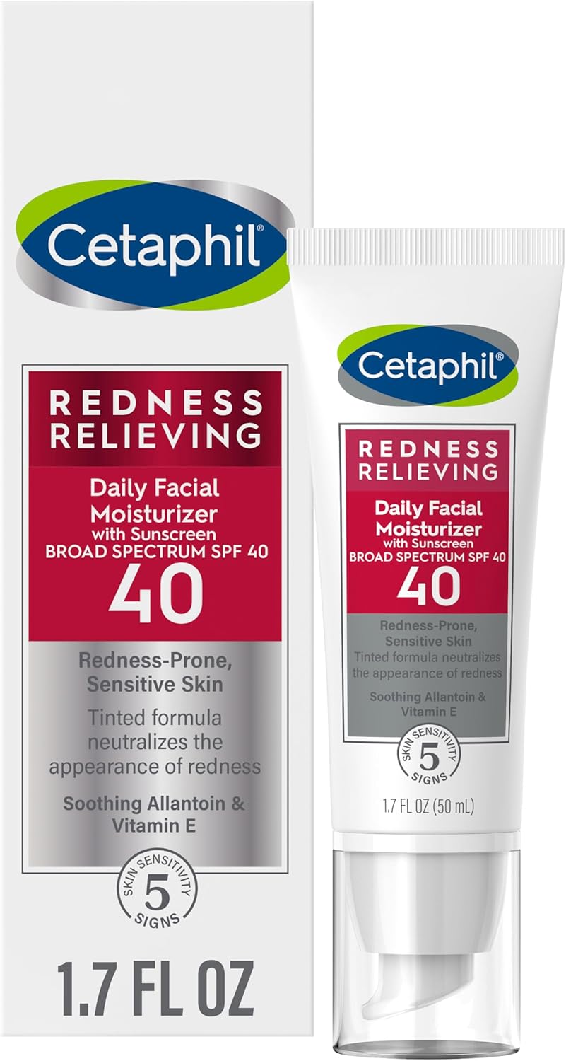 Cetaphil Redness Relieve Daily Facial Moisturizer Spf 20 1.7 Ounces ...