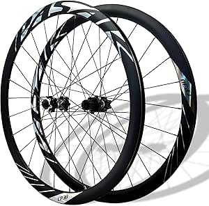 Amazon.com : 700C Road Bike Wheelset Quick Release Bike Front Rear ...