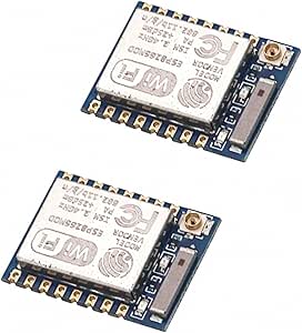 Amazon.com: PAMEENCOS 2 pcs ESP8266 ESP-07 Remote Serial Port WiFi Transceiver Wireless Module ...