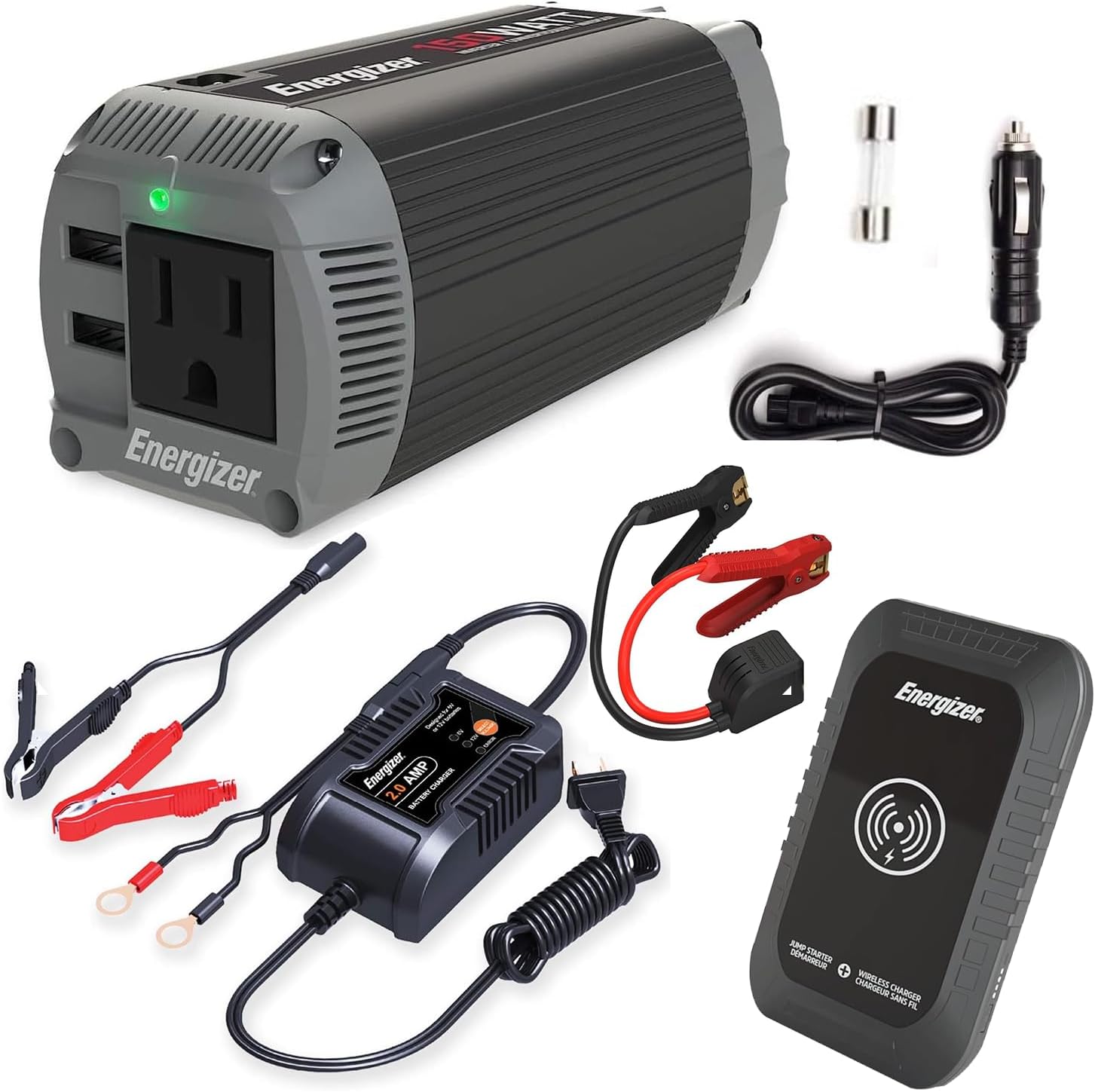 Amazon.com: Energizer 150 Watt Pure Sine Wave Power Inverter, Portable ...