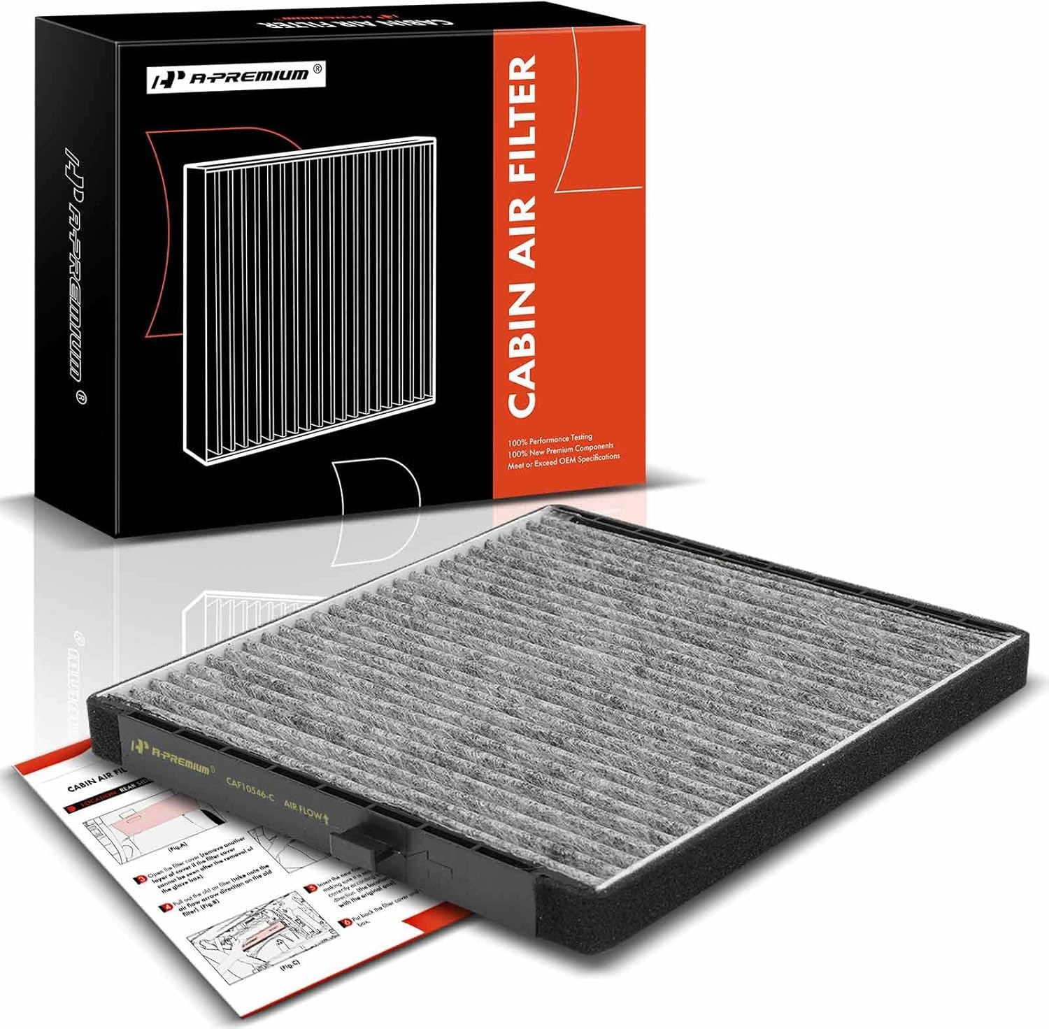 Amazon.com: A-Premium Cabin Air Filter with Activated Carbon Compatible ...