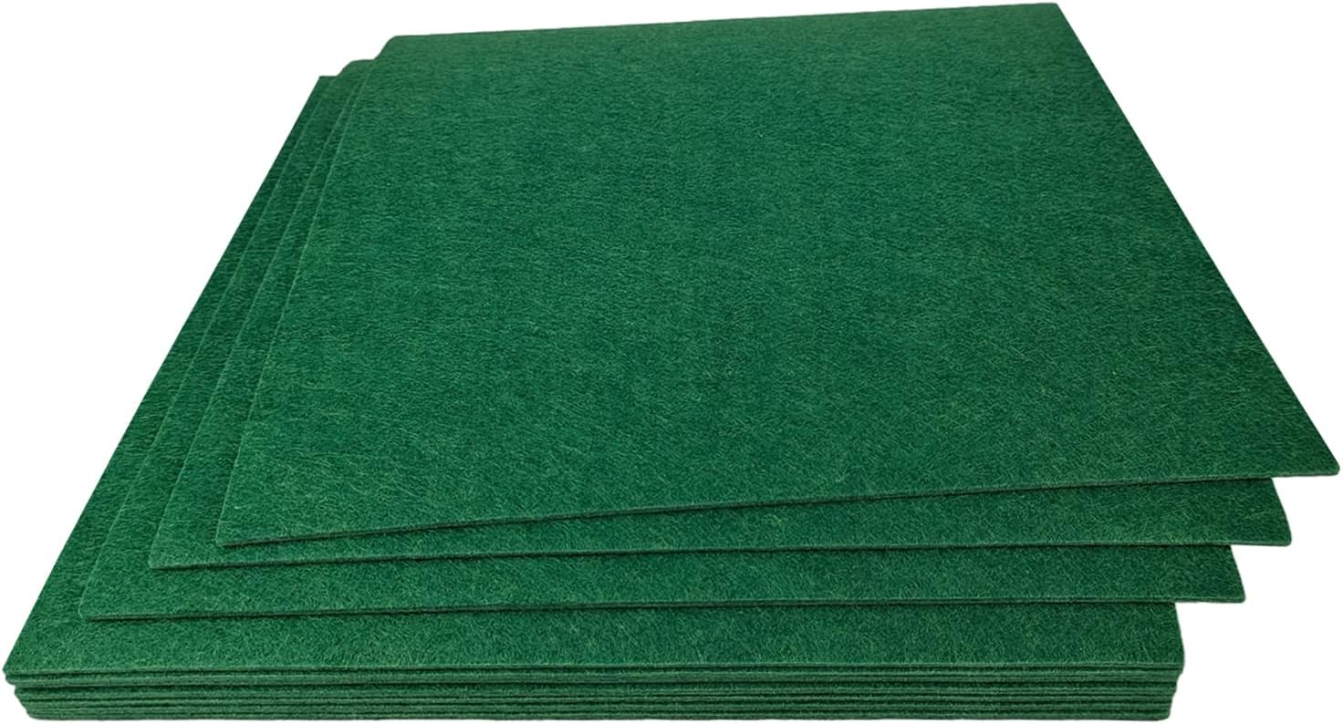 Amazon.com: Jtnohx 3mm Thick Felt Fabric, Stiff Felt Sheets, 12" X 12 ...