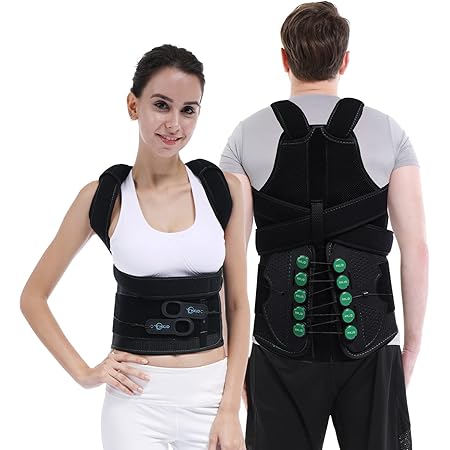 Amazon.com: TLSO Thoracic Full Back Brace - Universal Treat Kyphosis ...