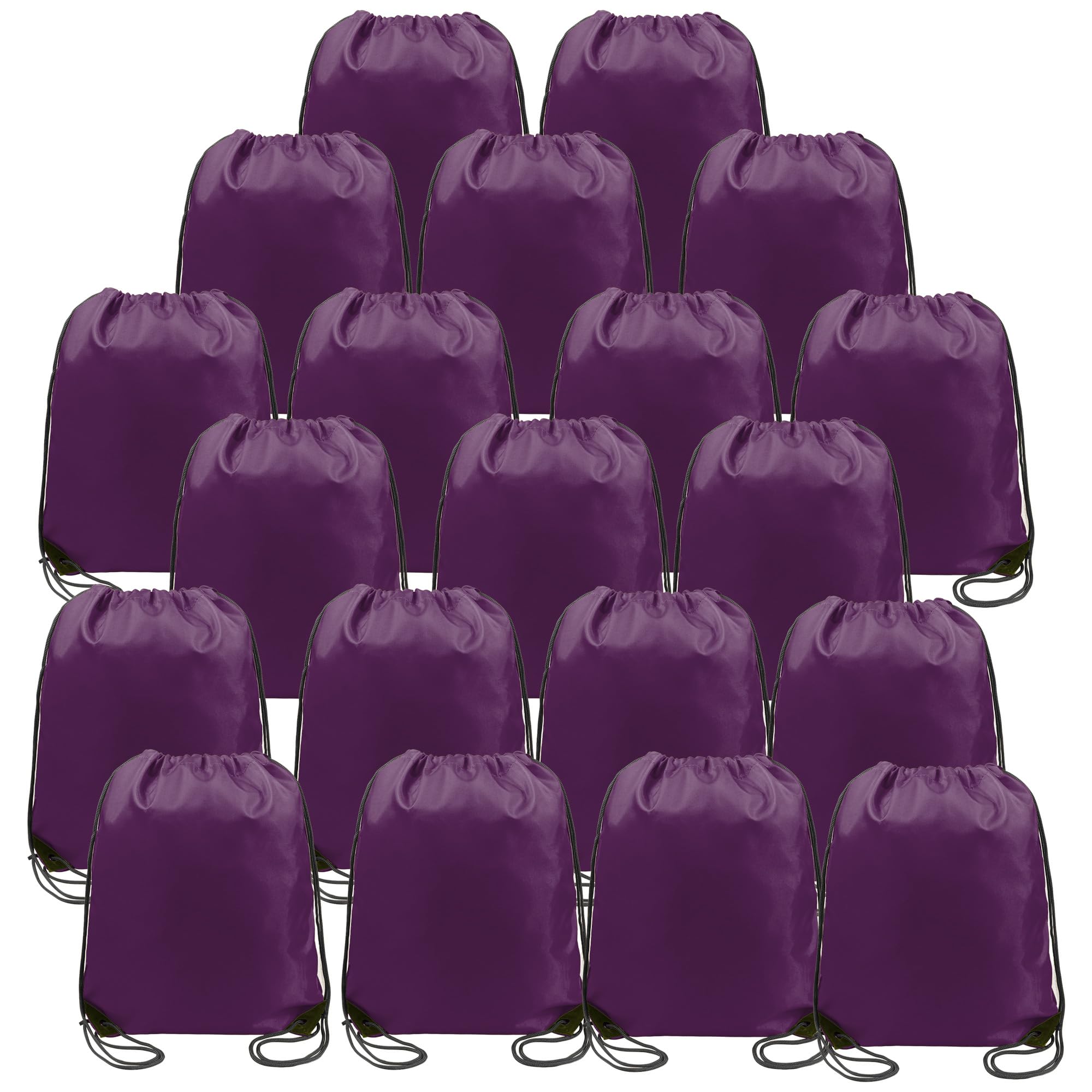 BeeGreen Drawstring Backpack Bags 20|30|50 Packs Reflective String Bags ...