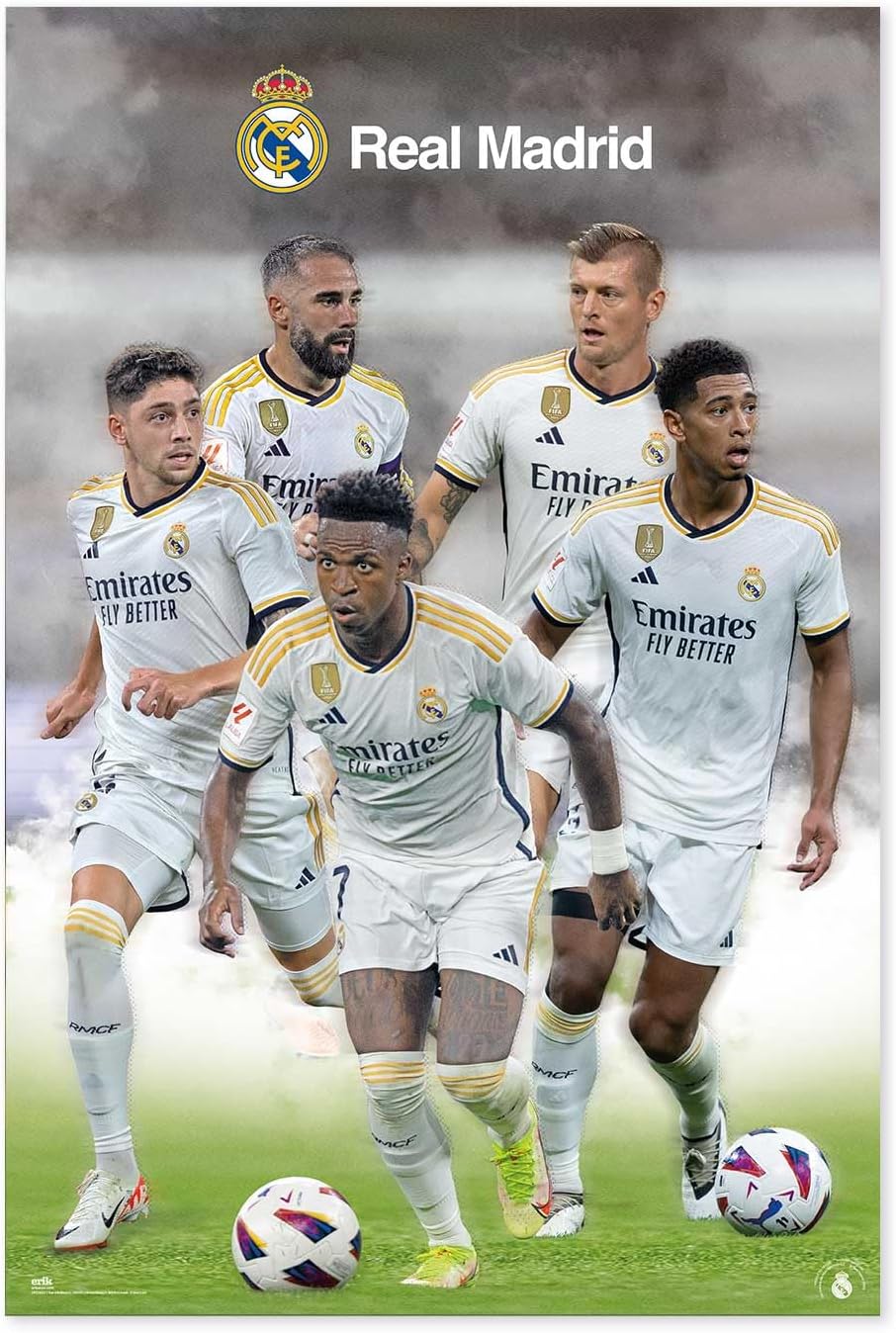 Amazon.com: Grupo Erik: Real Madrid Poster | Real Madrid Football ...
