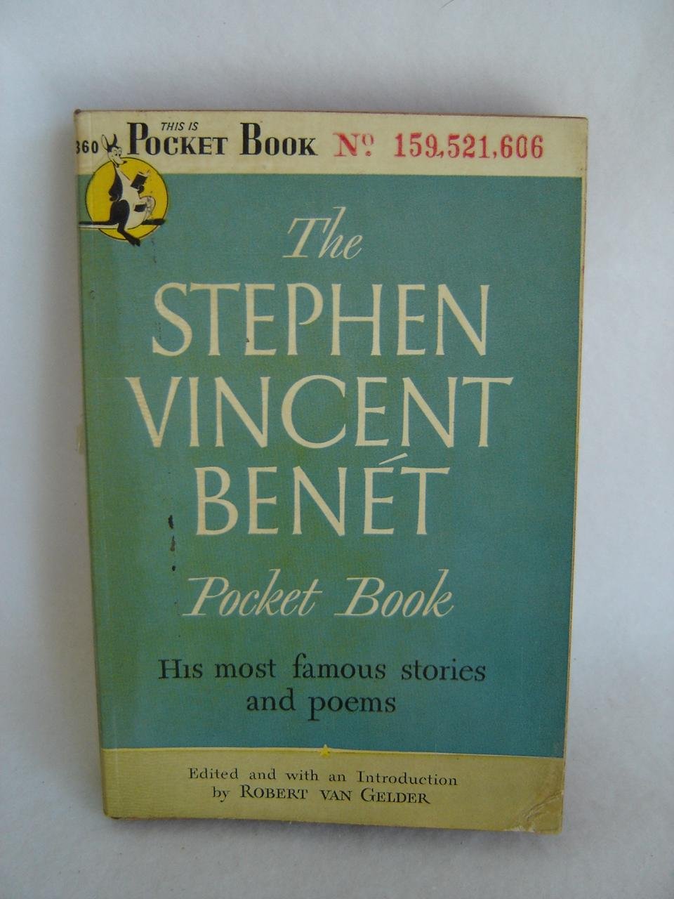 Stephen Vincent Benet Pocket Book: Van Gelder, Robert: Amazon.com: Books