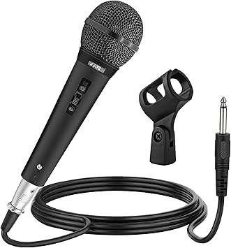 Amazon.com: 5 CORE Microphone Dynamic Vocal Handheld Mic Cardioid ...