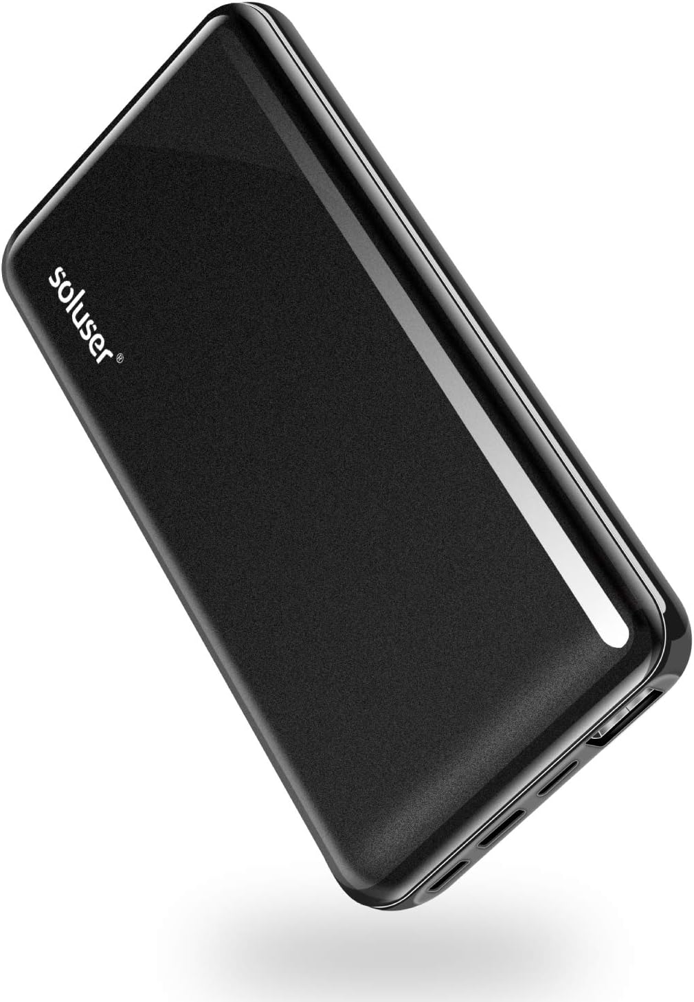 Amazon | モバイルバッテリー-Soluser(充電 10000mAh 軽量 大容量) 持ち運び充電器 スマホ 急速充電器 iPhone ...