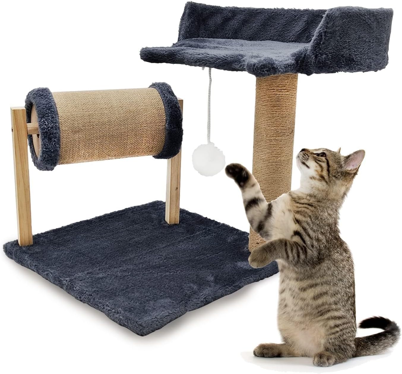 Amazon.com : kathson Cat Climbing Frame Kitten Scratching Post,Small ...