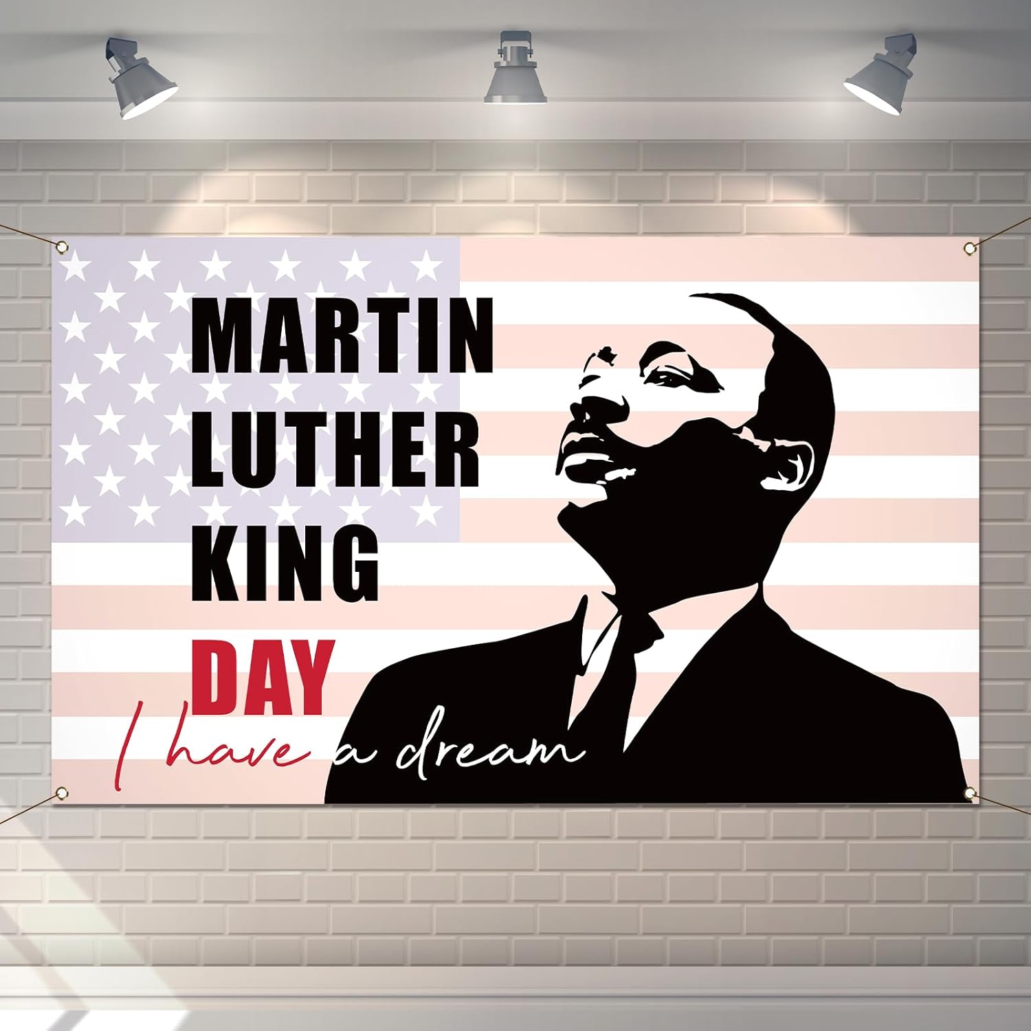 Amazon.com: Buxiuer Martin Luther King Jr. Day Photo Booth Backdrop MLK ...