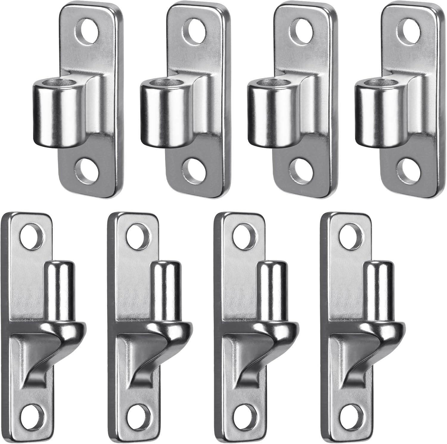 Insaga 304 Stainless Steel Wall Mount Gate Hinges, 4-Pack for Farm ...