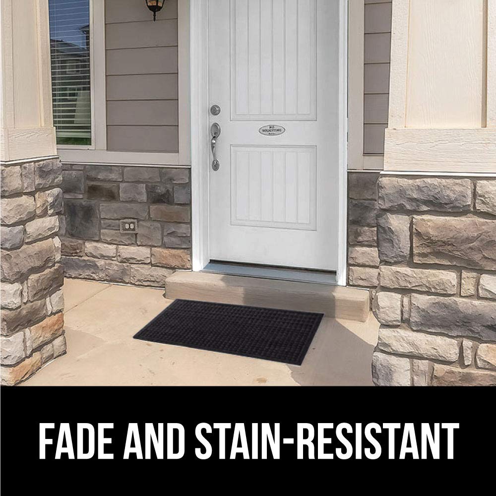 Gorilla Grip Original Ultra Water Absorbent Door Mat, Traps Dirt and ...