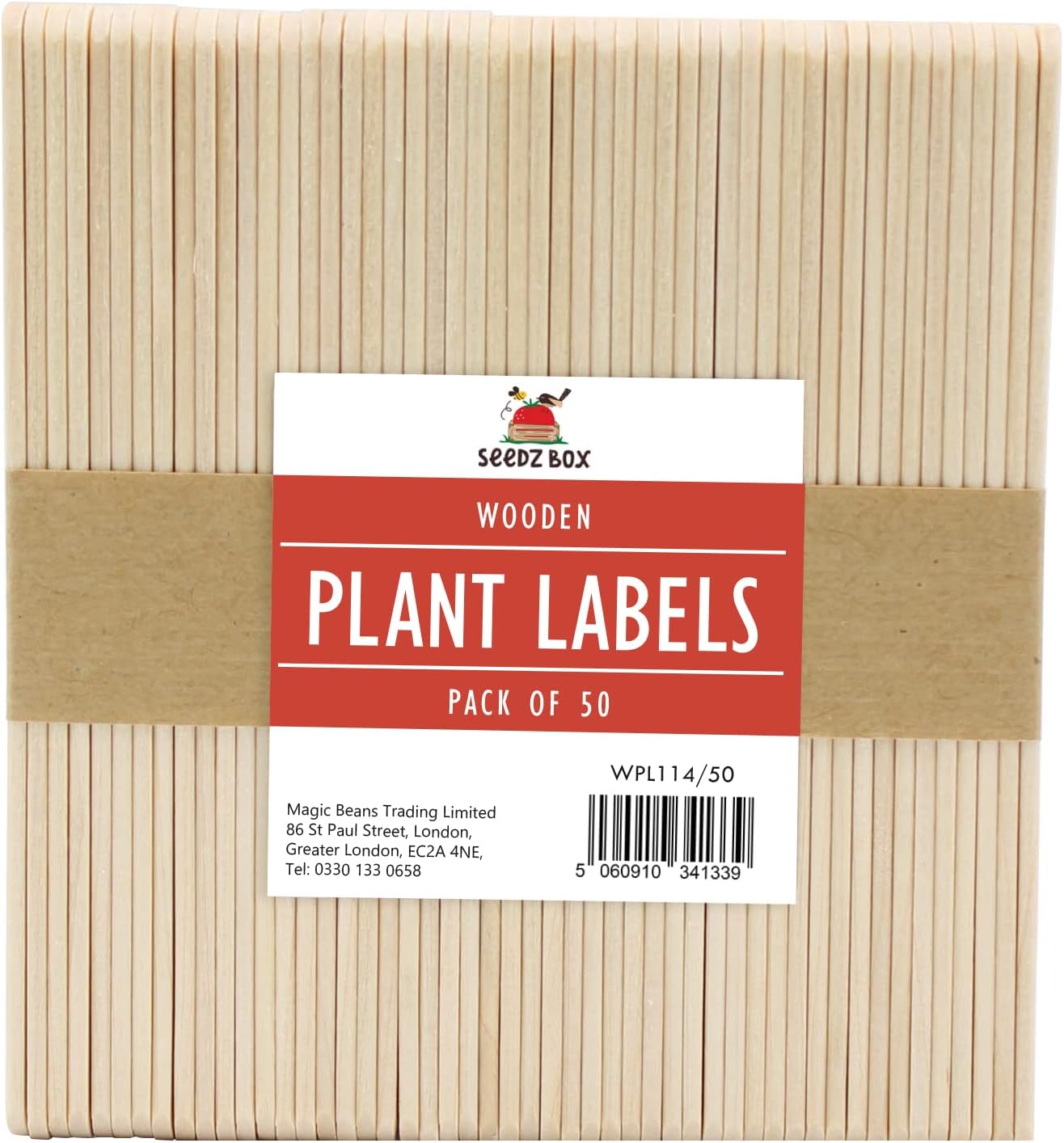 60 Pcs Eco Friendly Large Wooden Plant Pot Labels Markers Sign Tags for ...