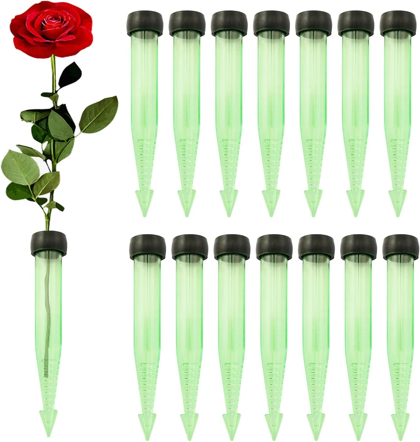 Amazon.com: XGNG 36PCS Floral Water Tubes, Rose Flower Water Tubes, for ...