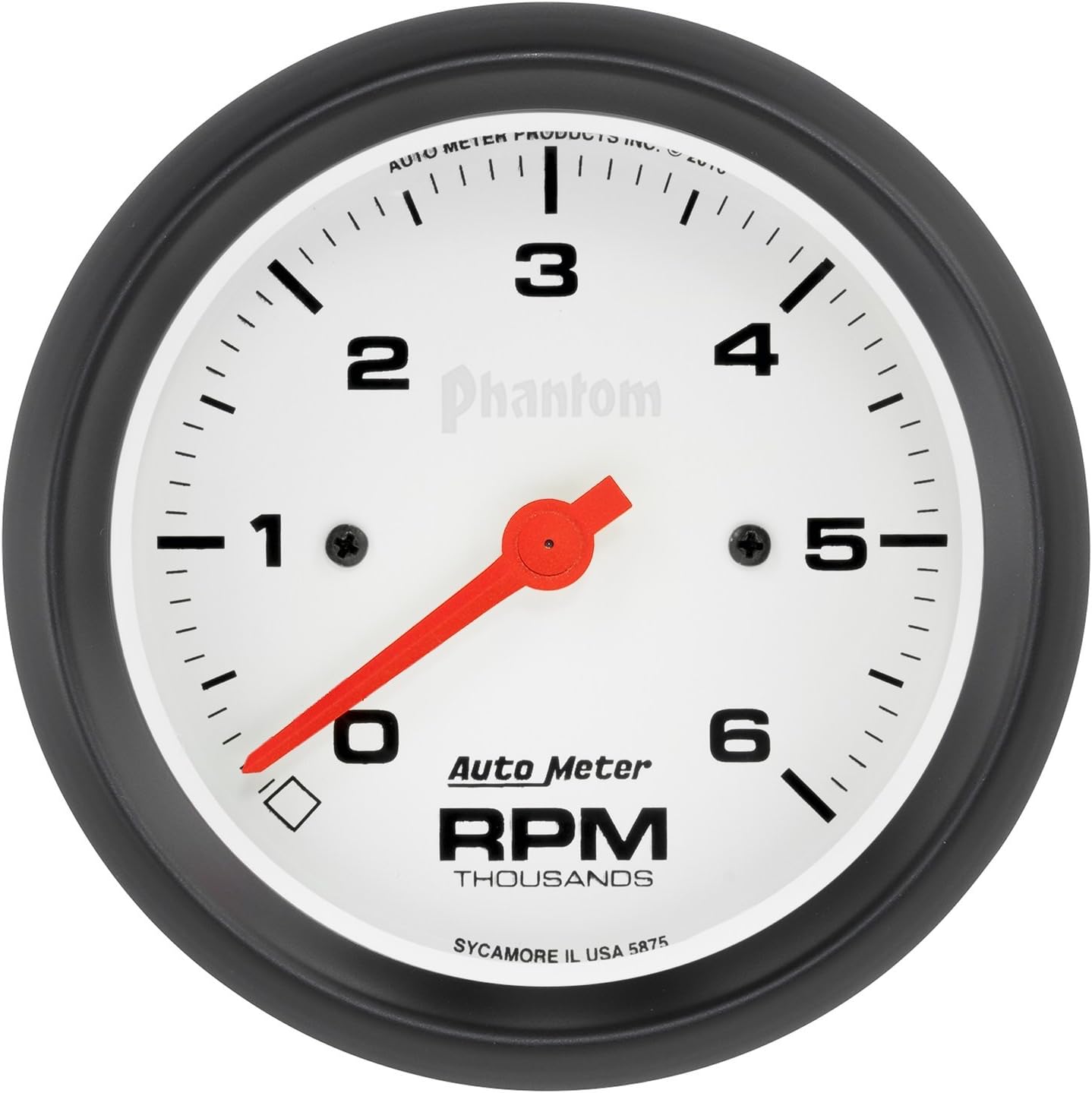 Amazon.com: AUTO METER 5875 Phantom Tach 3 3/8 6K RPM : Automotive