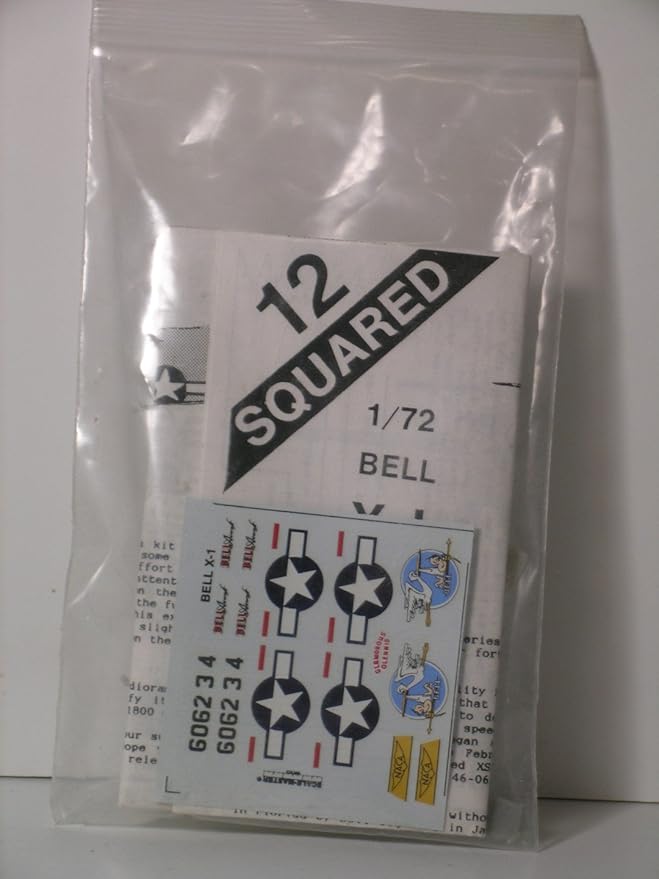 Amazon.com: 12 Squared Models-1/72 Scale Bell X-1-Plastic Model Kit ...