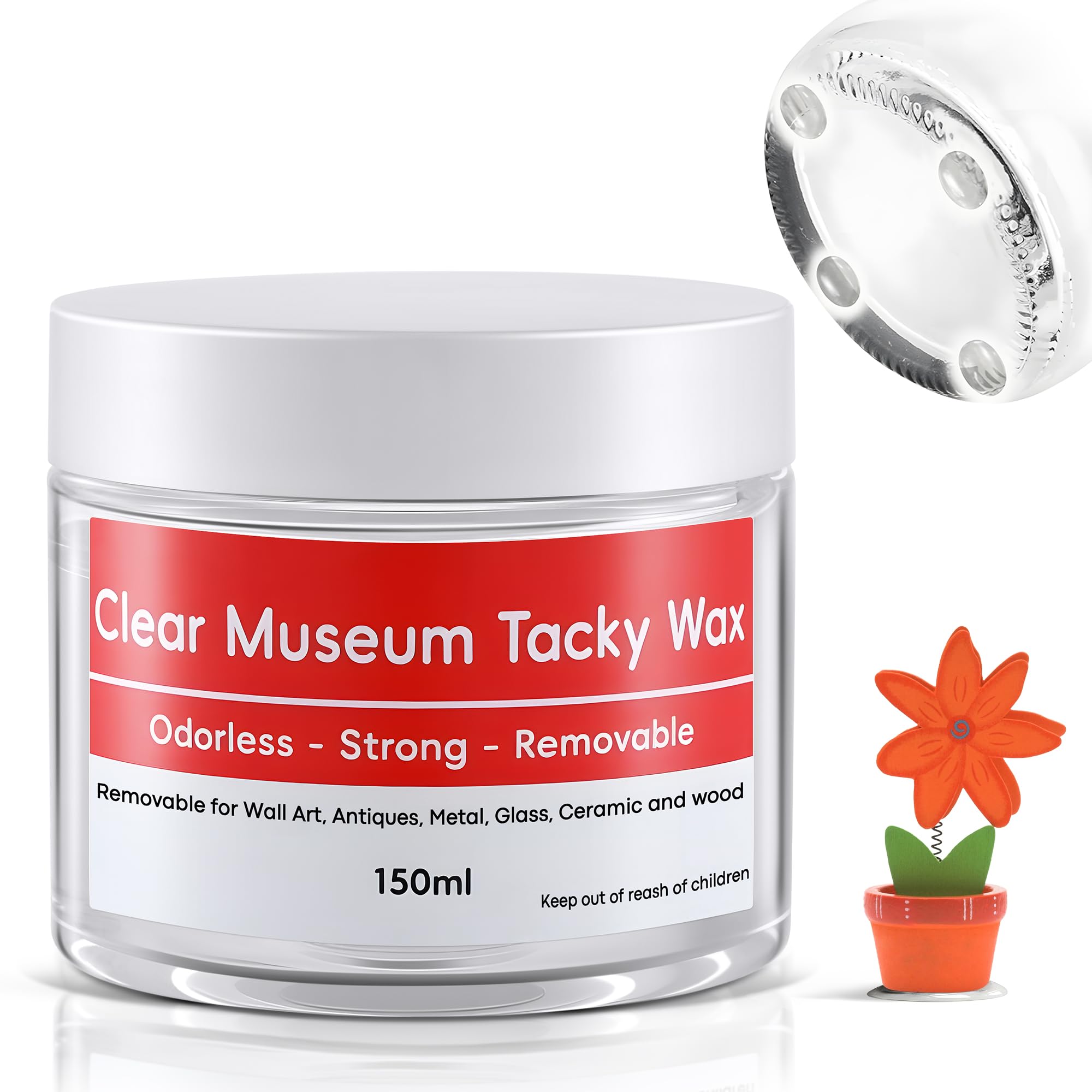 Snapklik.com : 5 Oz/ 150ml Clear Exhibit Gel For Exhibits, Removable ...
