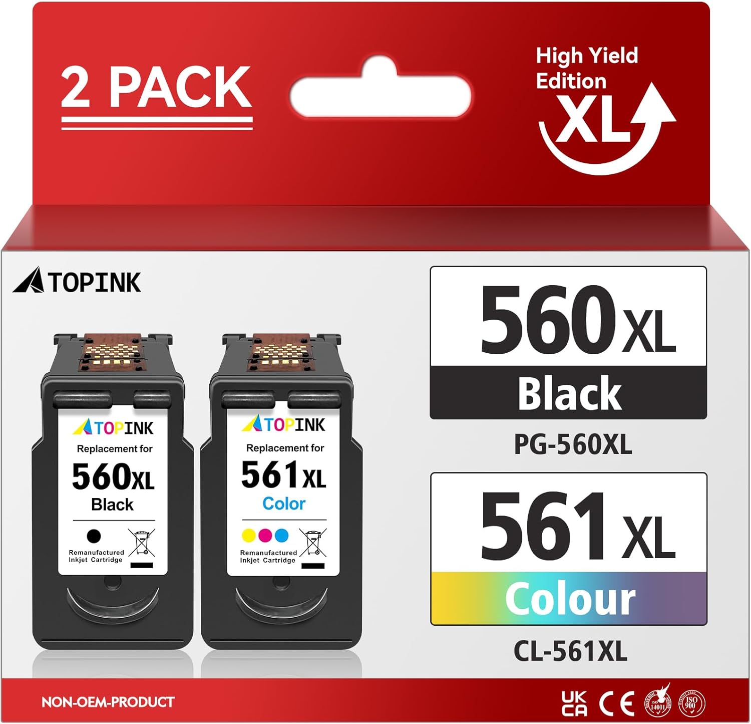 ATOPINK Cartouche 560 561, Cartouches d'encre 560 561 XL Remplacement ...