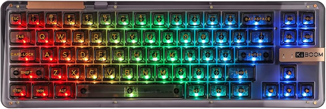 Amazon.com: KiiBoom Phantom 68 65% Hot Swappable Crystal Gasket-Mounted ...