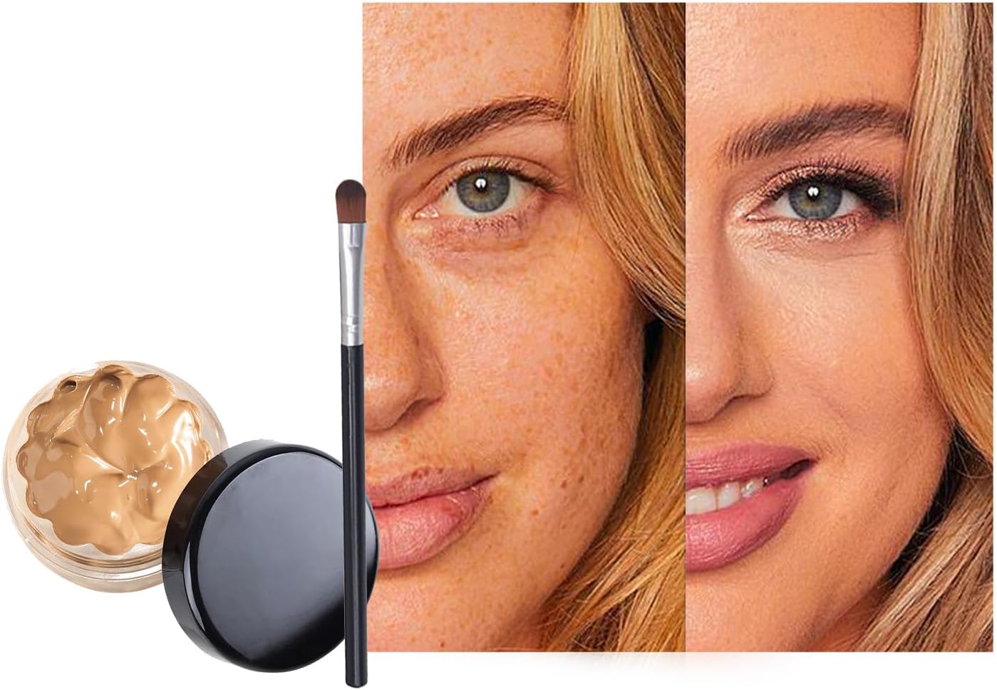 Concealer, Full Cover Concealer cream, Corrects Dark Circles, Freckles ...