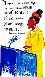 Amazon.com: Amanda Gorman Drawing Quotes Martin Luther King Quotes ...