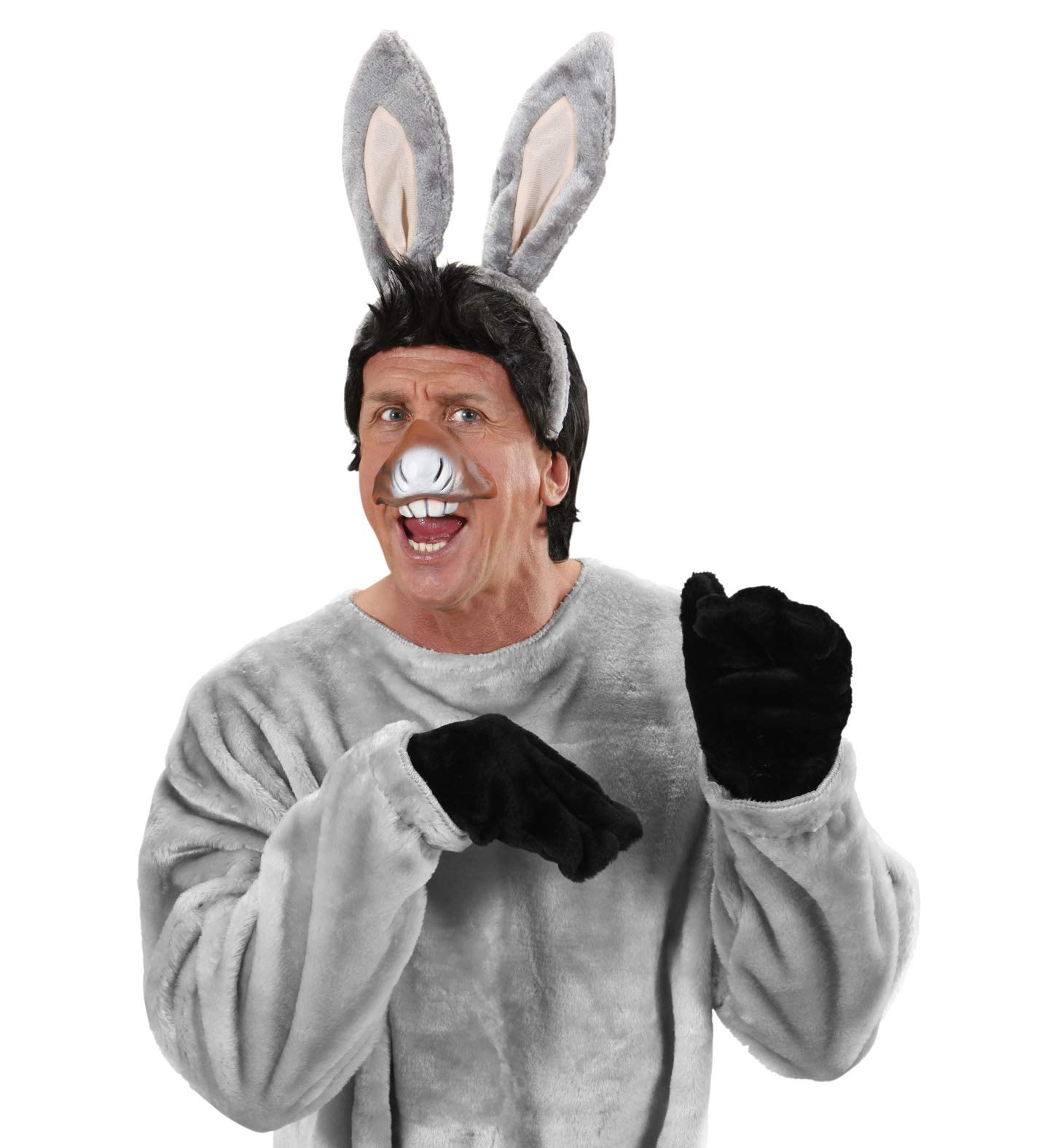 Donkey Set (Ears Mouth) Accessory for Animal Jungle Farm Fancy Dress ...