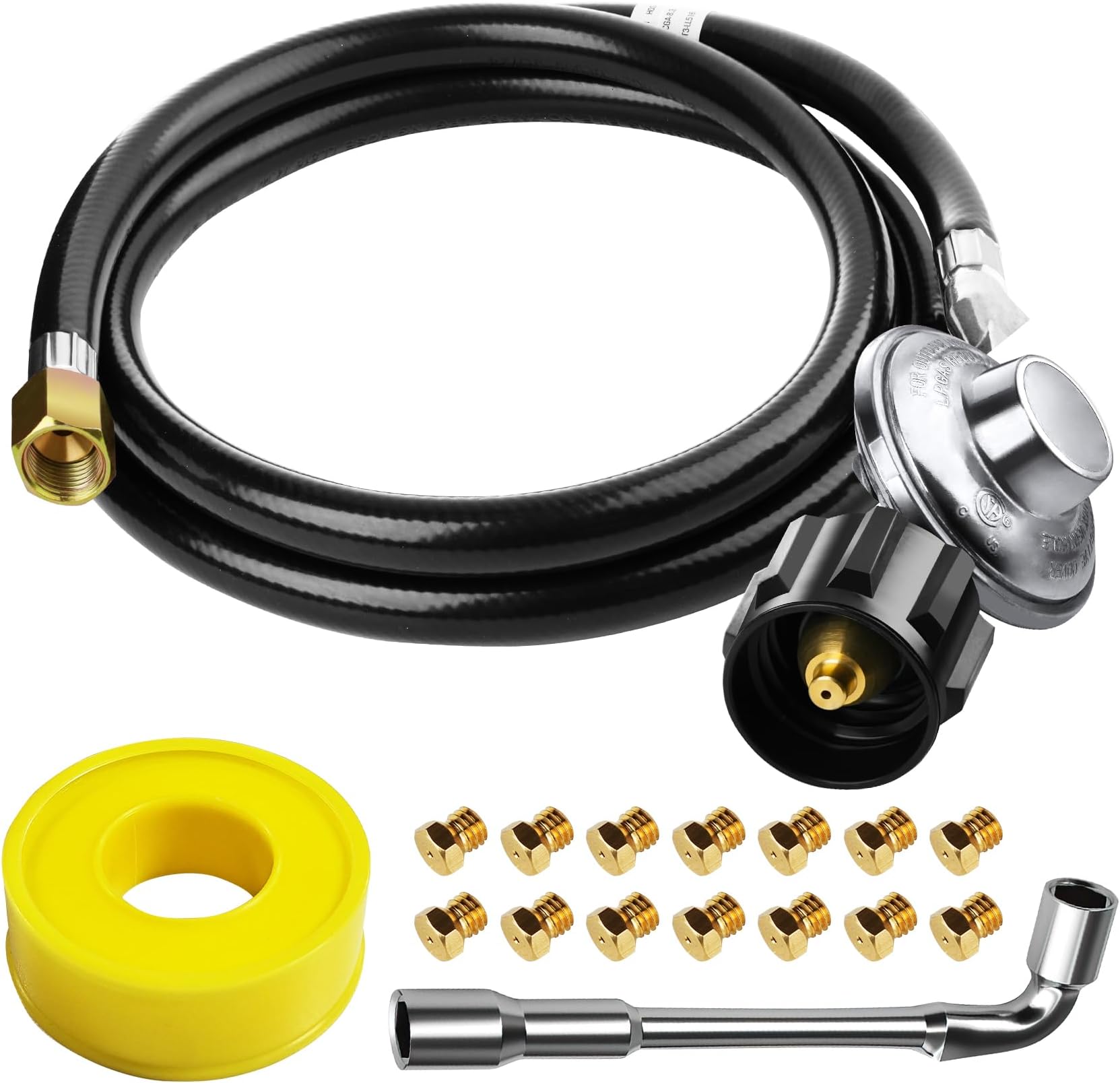 Amazon.com: BAIDE HOME Fire Pit Natural Gas Conversion Kit, Converting ...