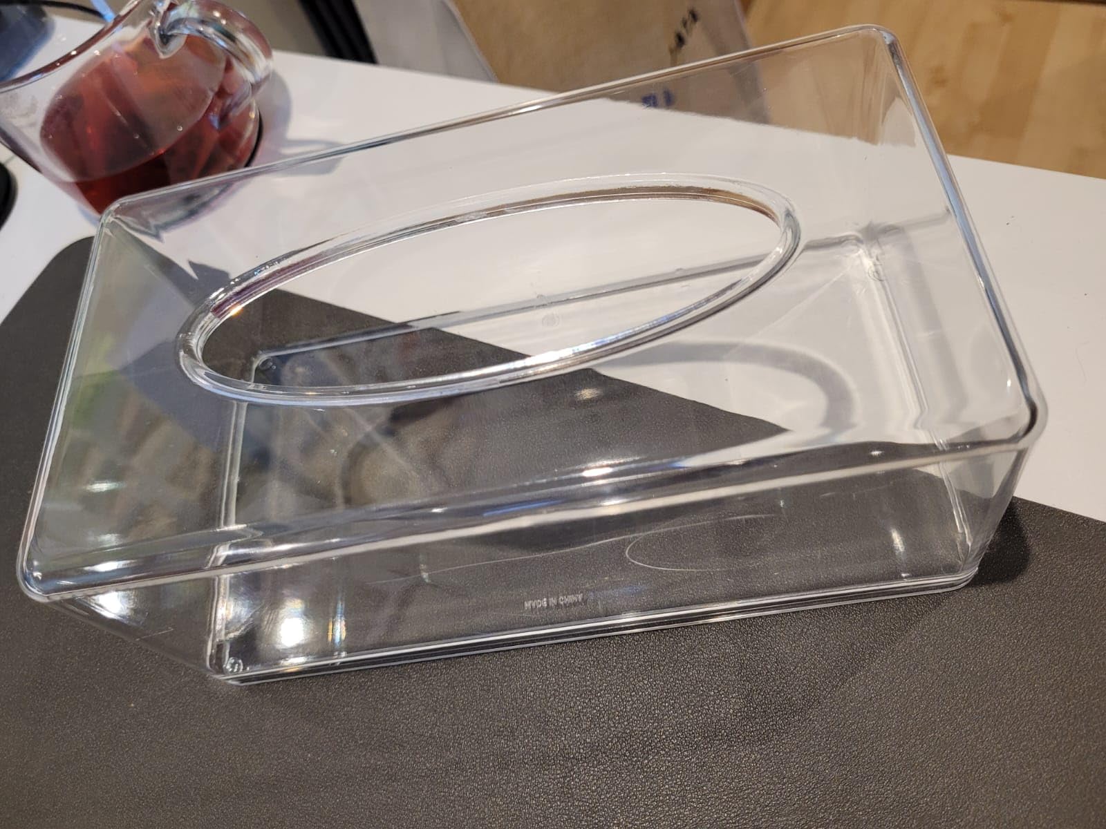 YAXIDAEVER Tissue Box,Acrylic Tissue Storage Box,Rectangular Napkin ...