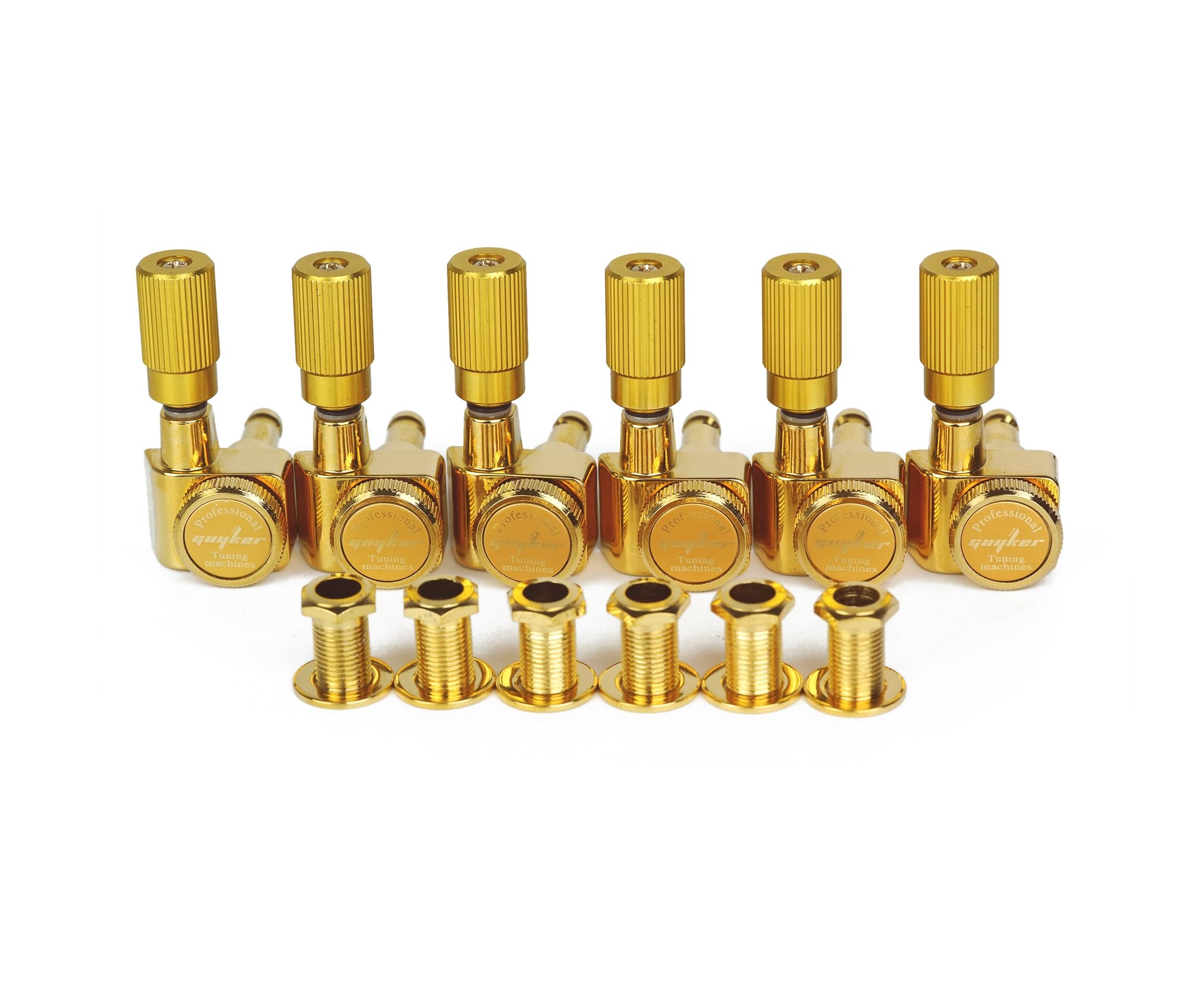 Amazon.com: Guyker Pro 6 Inline Guitar Locking Tuners - 1:18 Lock ...