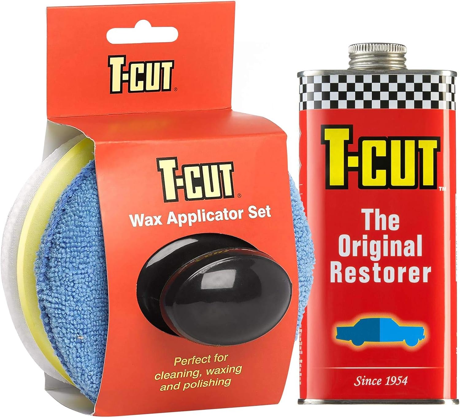 T-Cut Original Colour Restorer Car Polish 300ml plus a T-Cut Wax ...