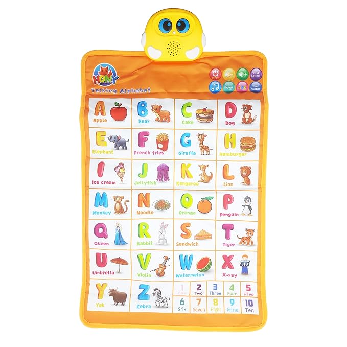 Kidsden Wall Chart,Talking ABC,Music Poster,Kids Learning Toys for ...