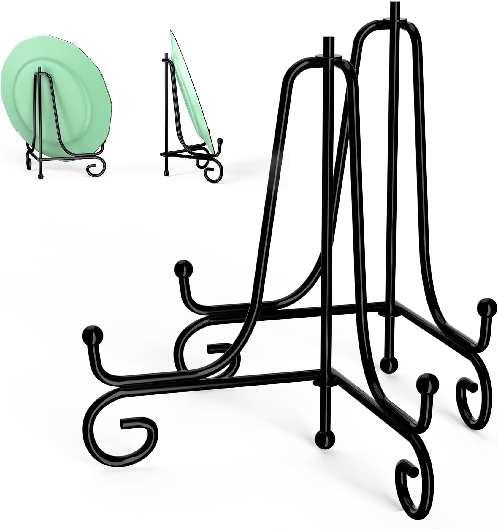 Amazon.com: LepoHome 5 Pack 30 cm / 12 inch Iron Display Stand, Black ...