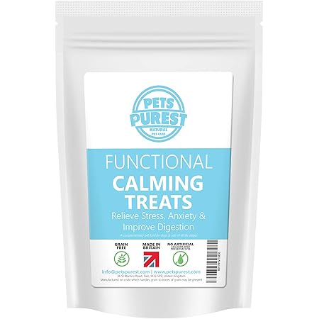 Pets Purest Dog & Cat Calming Treats - 100% Natural Pet Supplement ...