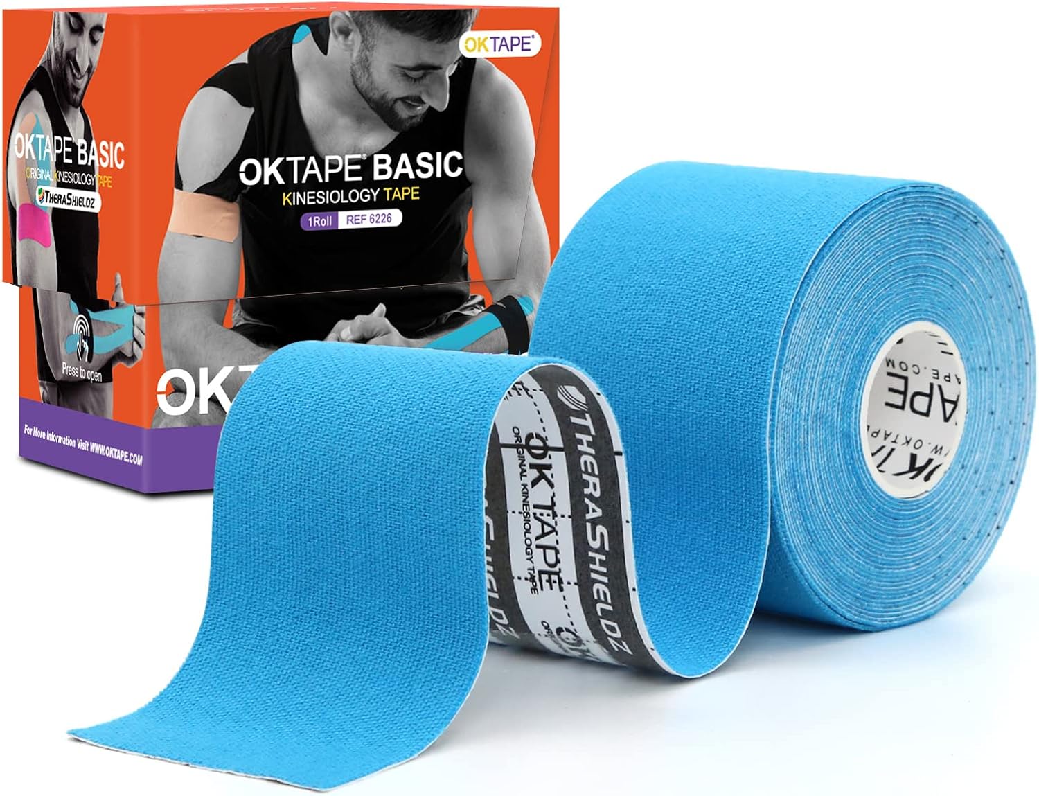 Amazon.com: OK TAPE Kinesiology Tape, Basic Original Cotton Elastic ...
